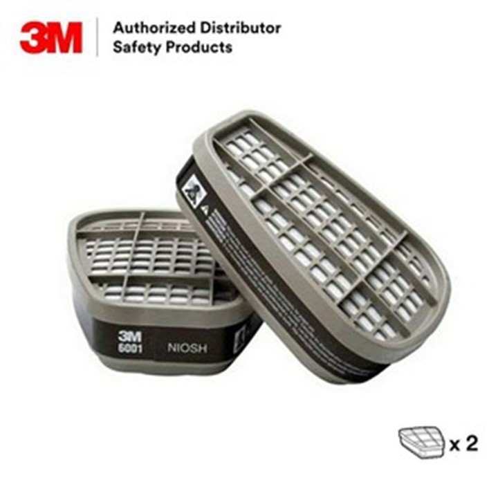 3M VAPOR CARTRIDGE 6051 6057 6059 REPLACED 6001 6003 6006 3M GAS MASK ...