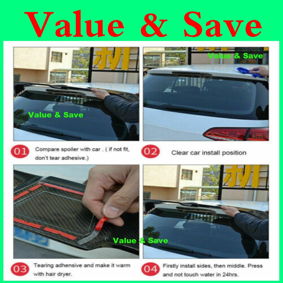 Mazda CX-30 2019 - 2025 Autoexe Rear Roof Spoiler Wing Sports Rear Wing ...