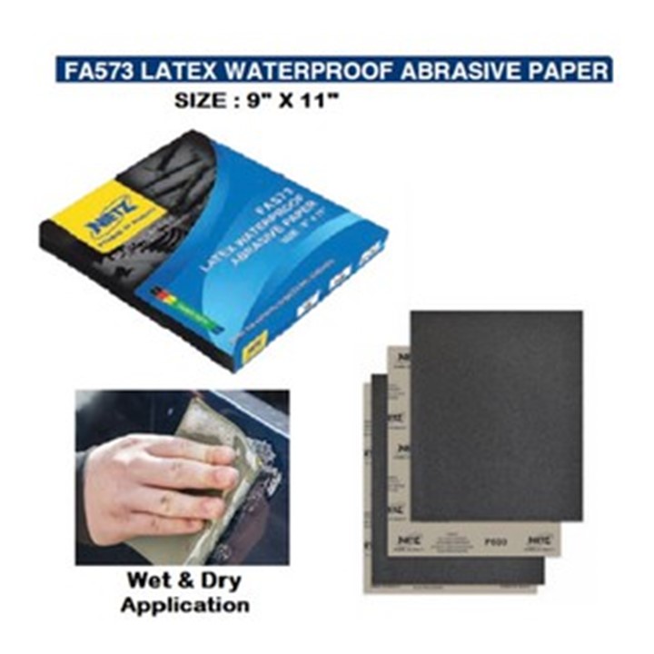 NIETZ/NORTON LATEX WATERPROOF GRIT SAND PAPER KERTAS PASIR (P80 - P2000 ...
