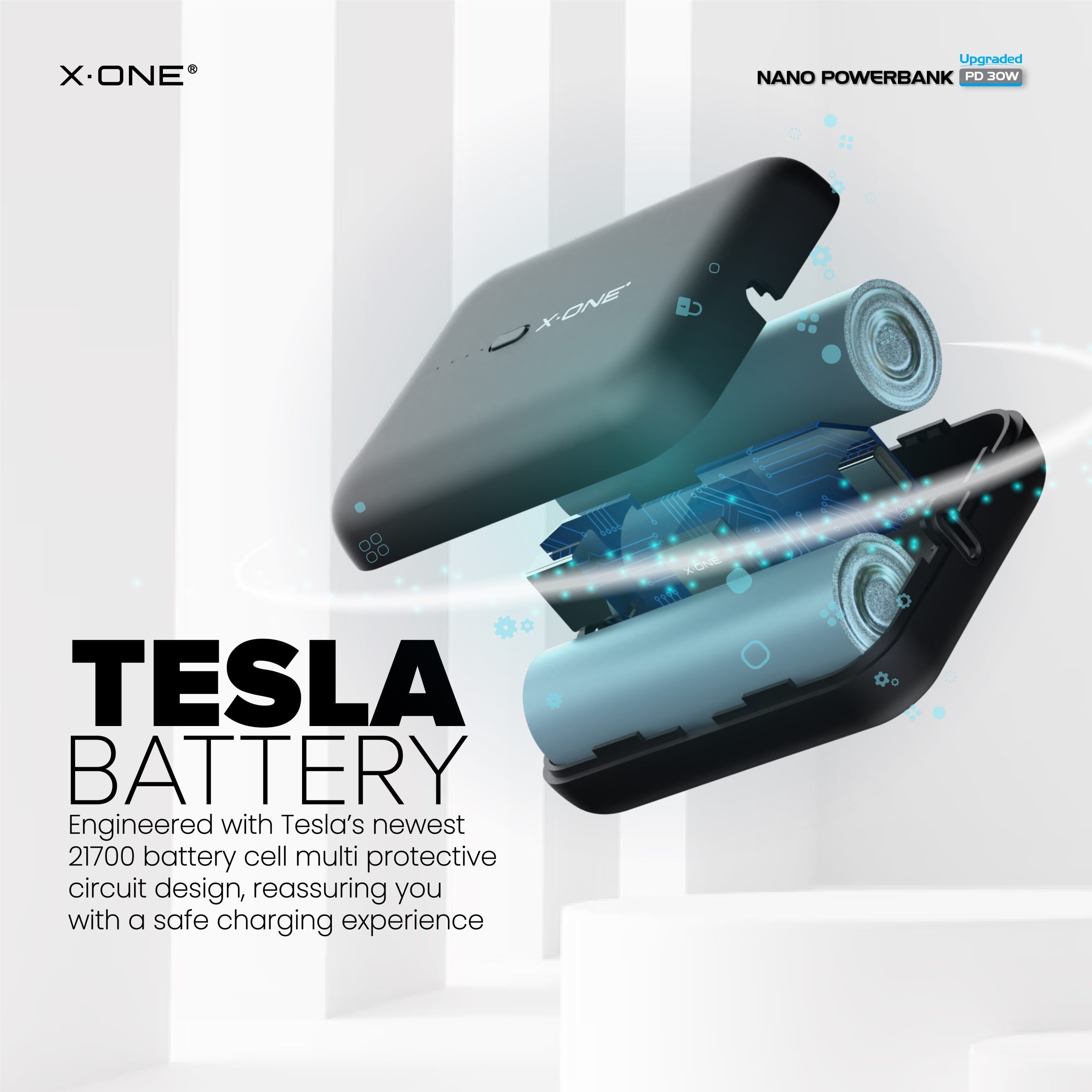 X.One PB04 PD Nano Power Bank QC4+ (30W/10000mAh) | Shopee Malaysia