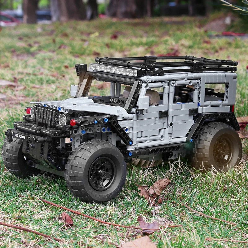 Mould King 15009 Technic Off-Road Remote Control Jeep Wrangler ...