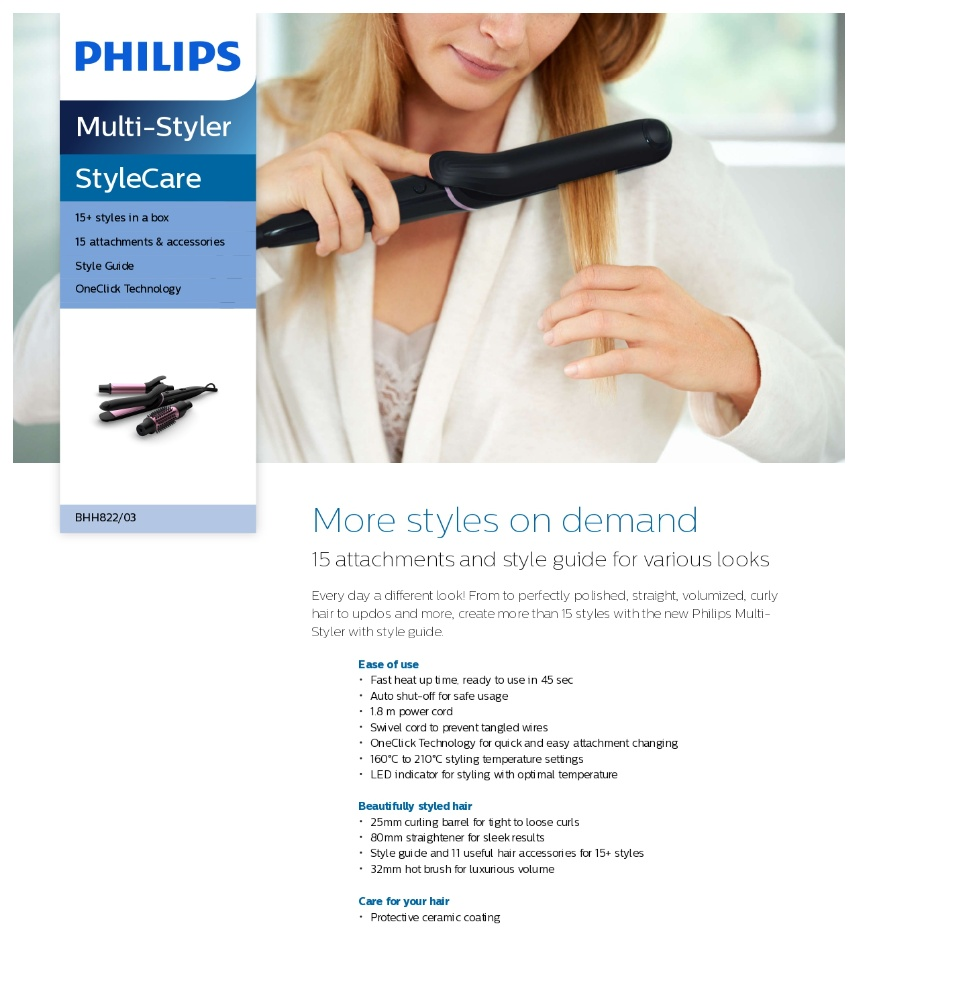[NEW] Philips Style Care Multi Hair Styler with 15 Attachments And ...