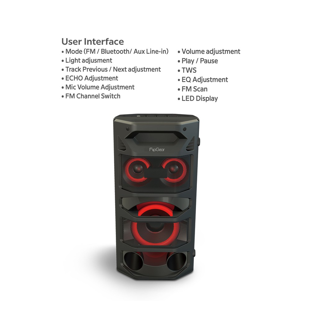Vinnfier VF Tango Pro 3 WMB DUO TWS Portable Karaoke Bluetooth Speaker ...