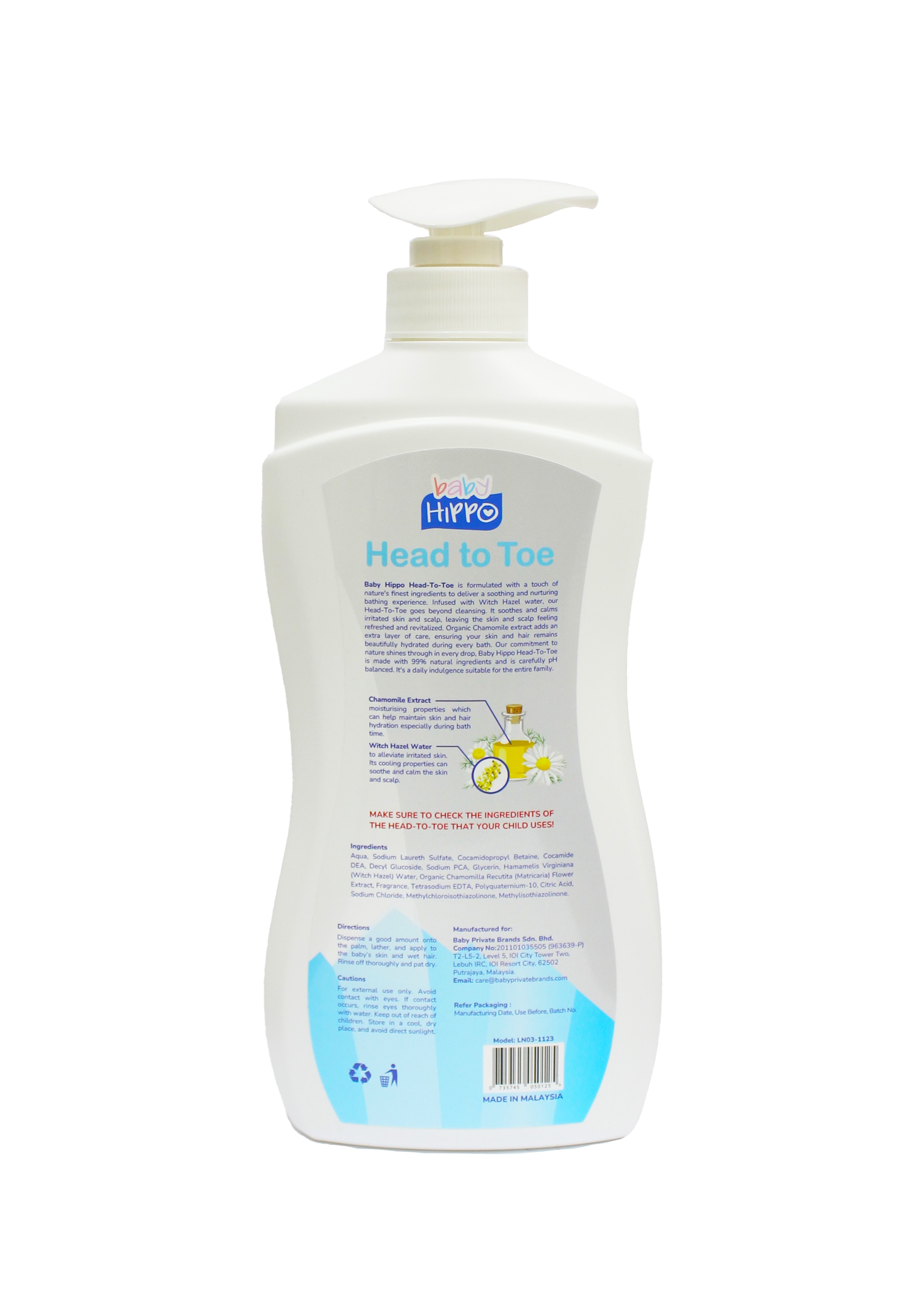 Baby Hippo Head to Toe 750ml - Avocado | Shopee Malaysia