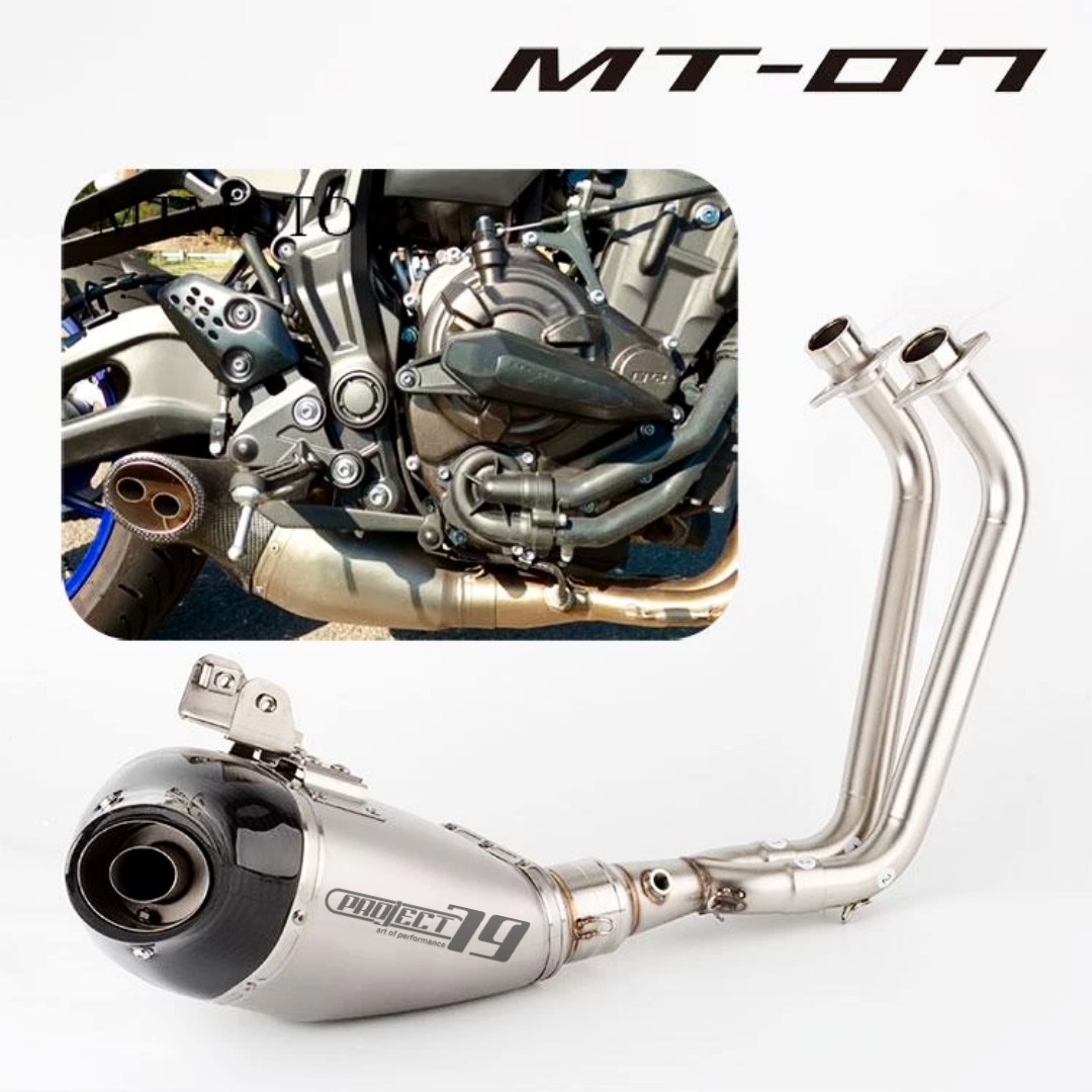 Project79 Exhaust Yamaha MT07 Full System Piping Muffler Under Body ...