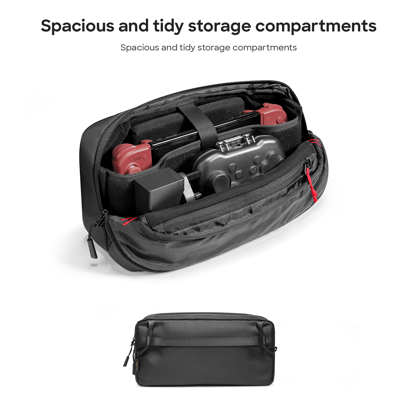 tomtoc G47 Gaming Sling Bag for Steam Deck Shoulder Bag Men Crossbody ...