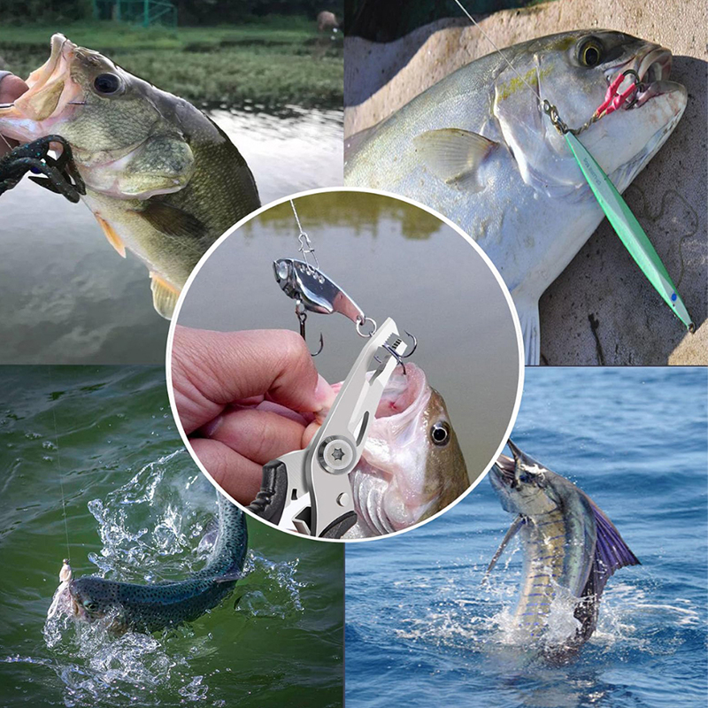Fishing Plier Scissor Braid Line Lure Cutter Hook Remover Fishing ...