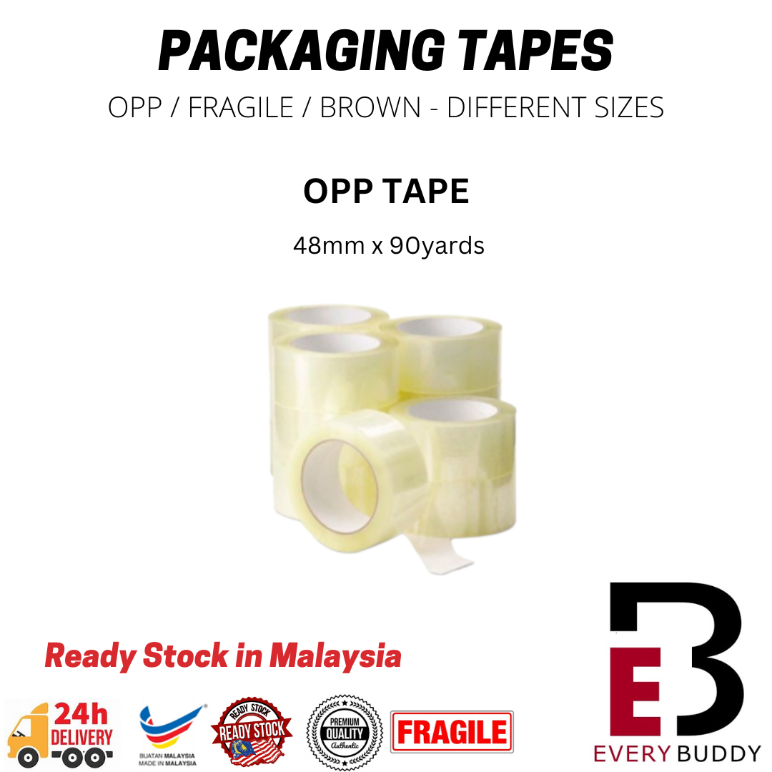 Brown Tape Fragile Tape Packing Opp Tape Transparent Clear Opp Tape ...