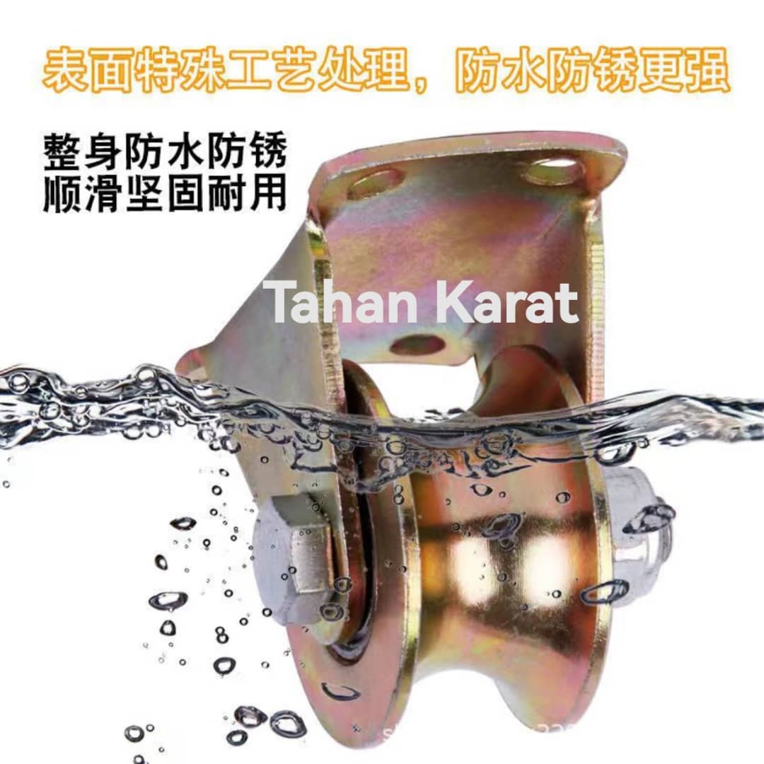 2" / 2.5" gate roller / roda pagar besi / sliding gate roller / roda ...