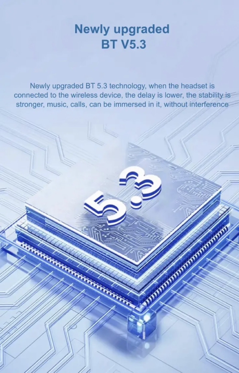 Ultrapod Pro TWS V5.3 Earbuds Breathing Light Portable Stereo Headset ...