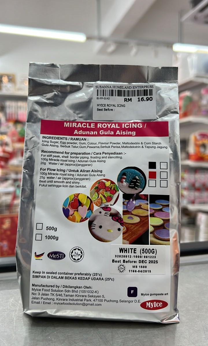MYICE Miracle Royal Icing (White) 500g | Shopee Malaysia