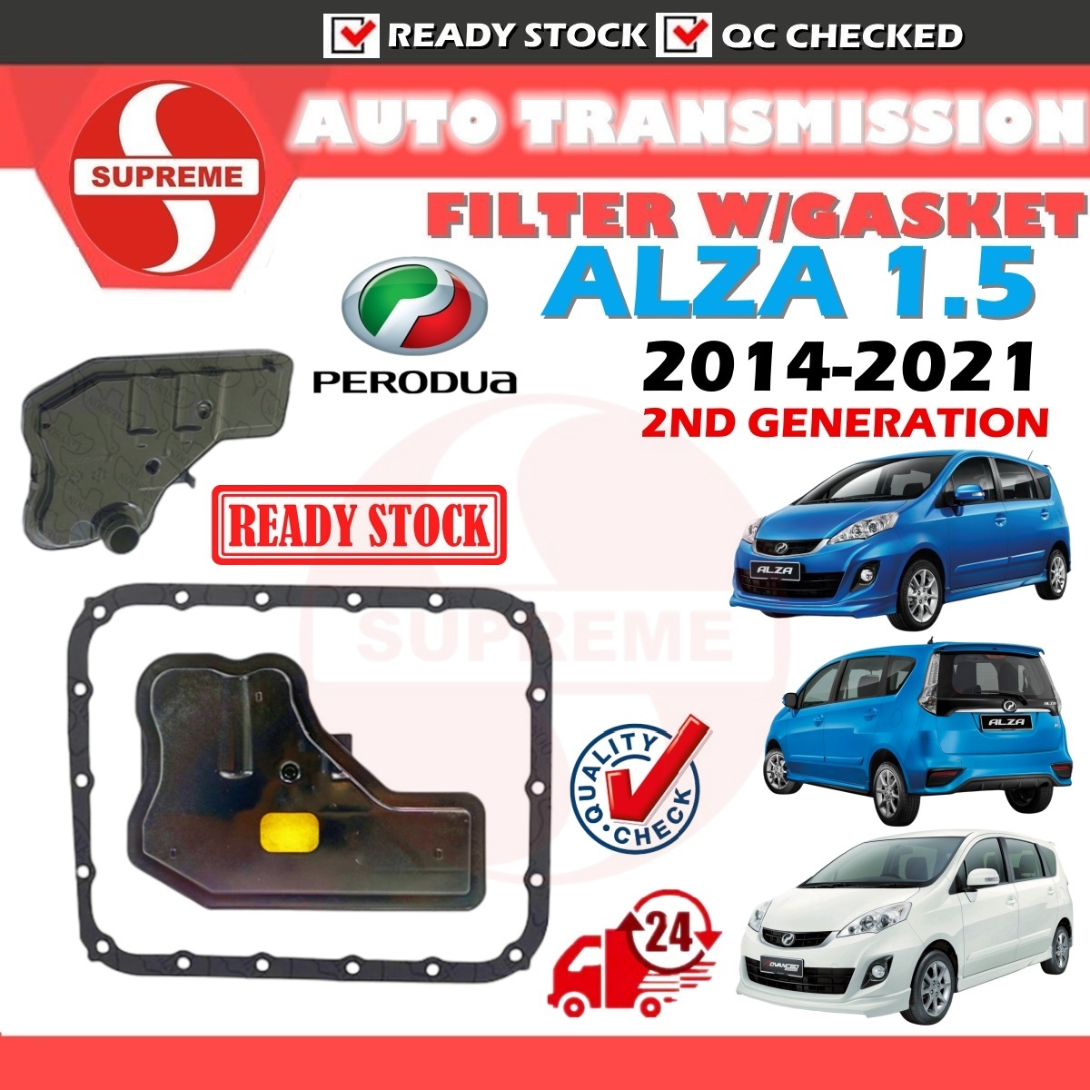 S2U Auto Transmission Filter Gearbox Perodua Alza 1.5 CVT Penapis Gear ...