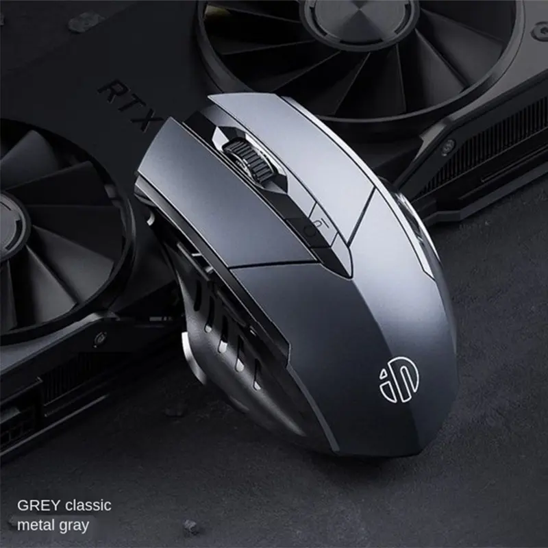 Inphic F1 PM6 Rechargeable Wireless Mouse Silent Ergonomic Gaming Mouse ...