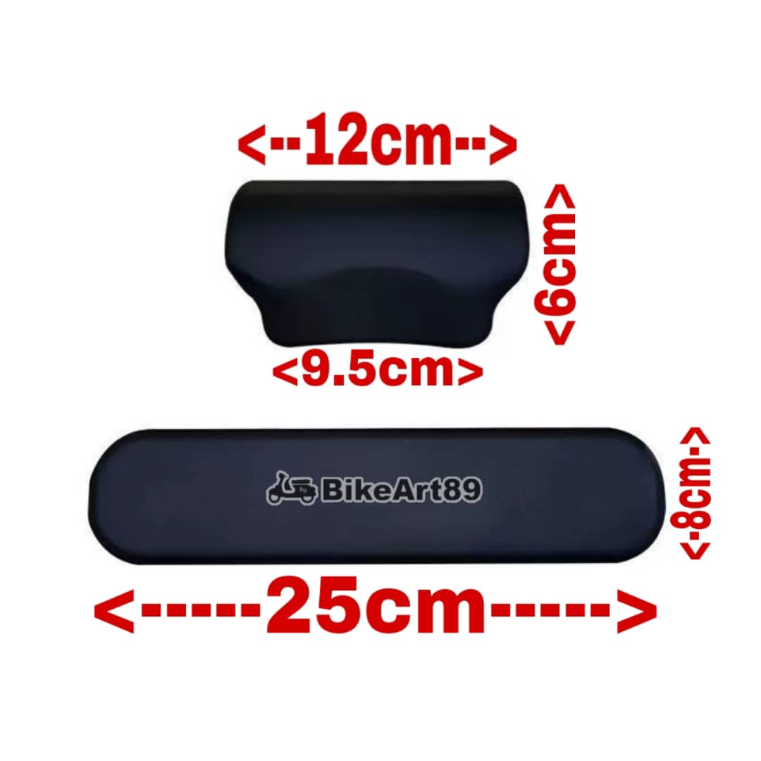 Top Box Backrest Cushion Aluminium Box Back Rest Soft Sponge 28L / 32L ...