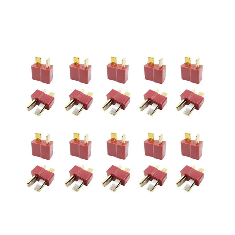 T Plug Connector 20pcs Kits T Type Male Plugs & Female Jack Deans ...