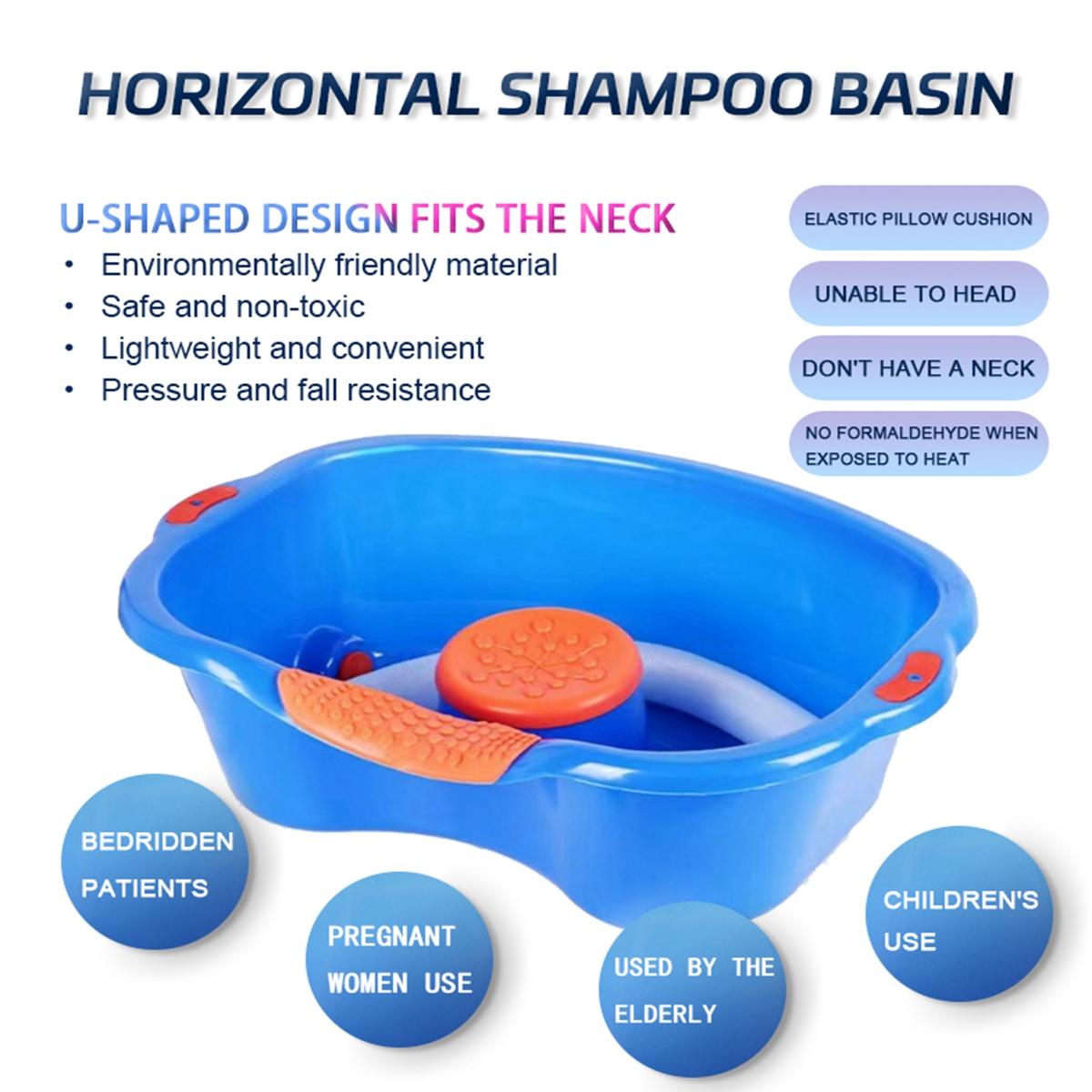 Adult Children Elderly Pregnant Women Shampoo Basin Wash Basin Wash ...