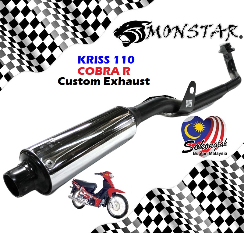 Ekzos COBRA Racing kriss1 exos kriss2 1 2 exzos Exhaust Std kriss110 ...