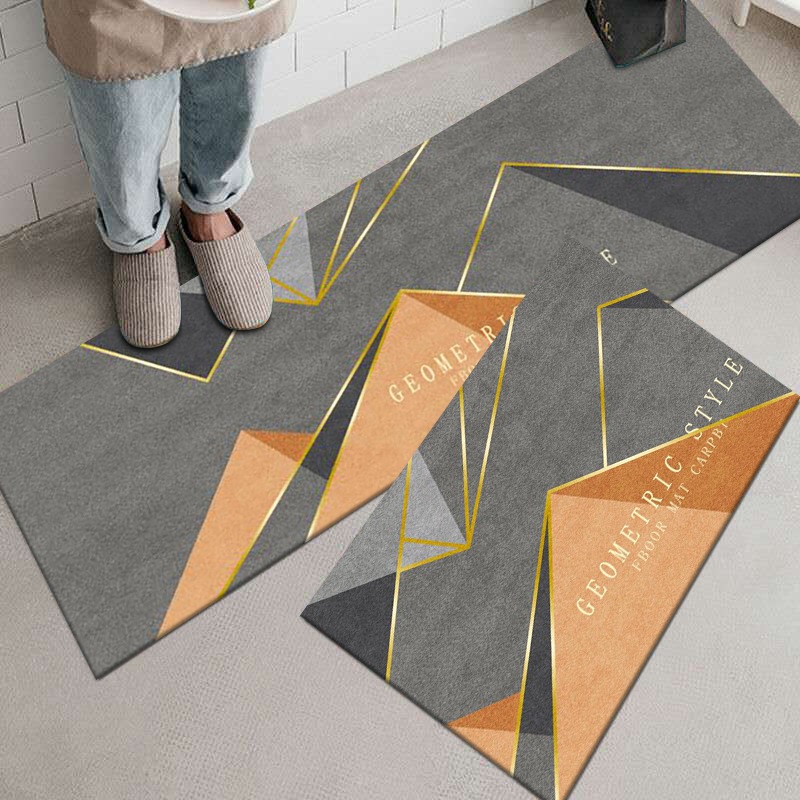 Floor Mat Kitchen carpet Floor Mat Absorbent Floor Carpet Mat 地垫厨房地毯简约 ...