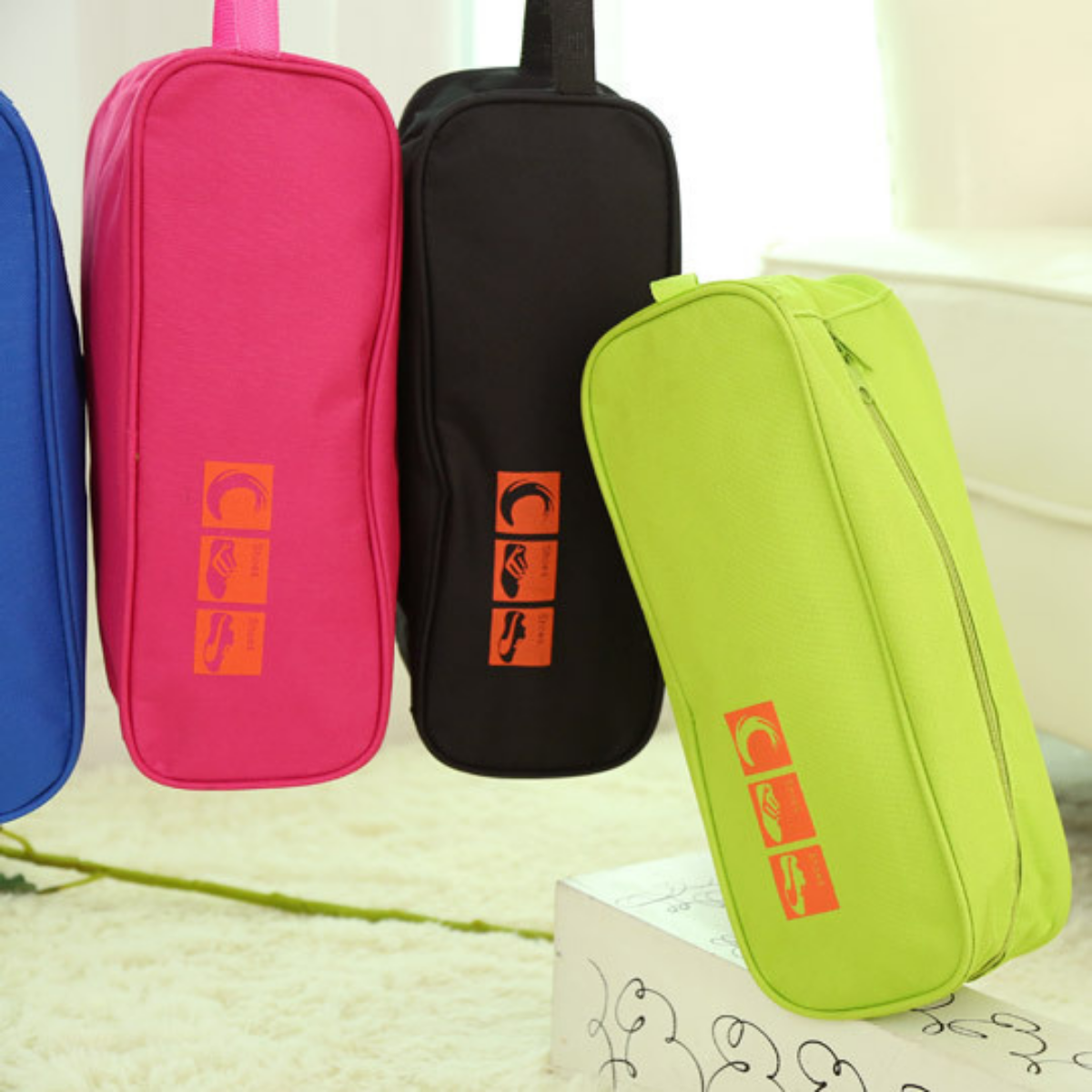 Beg Kasut Travel Shoe Bag Travel Bag Organizer Shoe Storage Beg Kasut ...