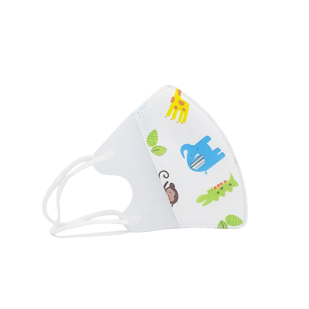 Wenbo 3D Mask Kids [10pcs] Children Face Mask Three Layers Soft Cartoon ...