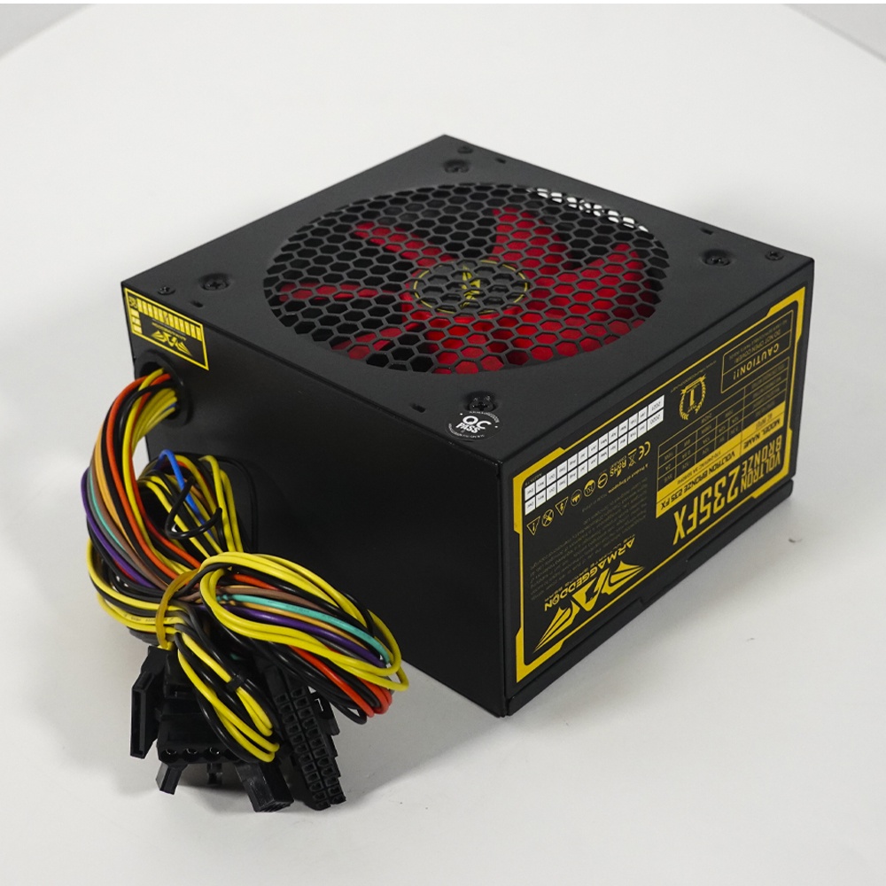 Armaggeddon Voltron Bronze 235FX Power Supply With 120MM Fan Pure Power Rated 242 Watts 1 Year ...