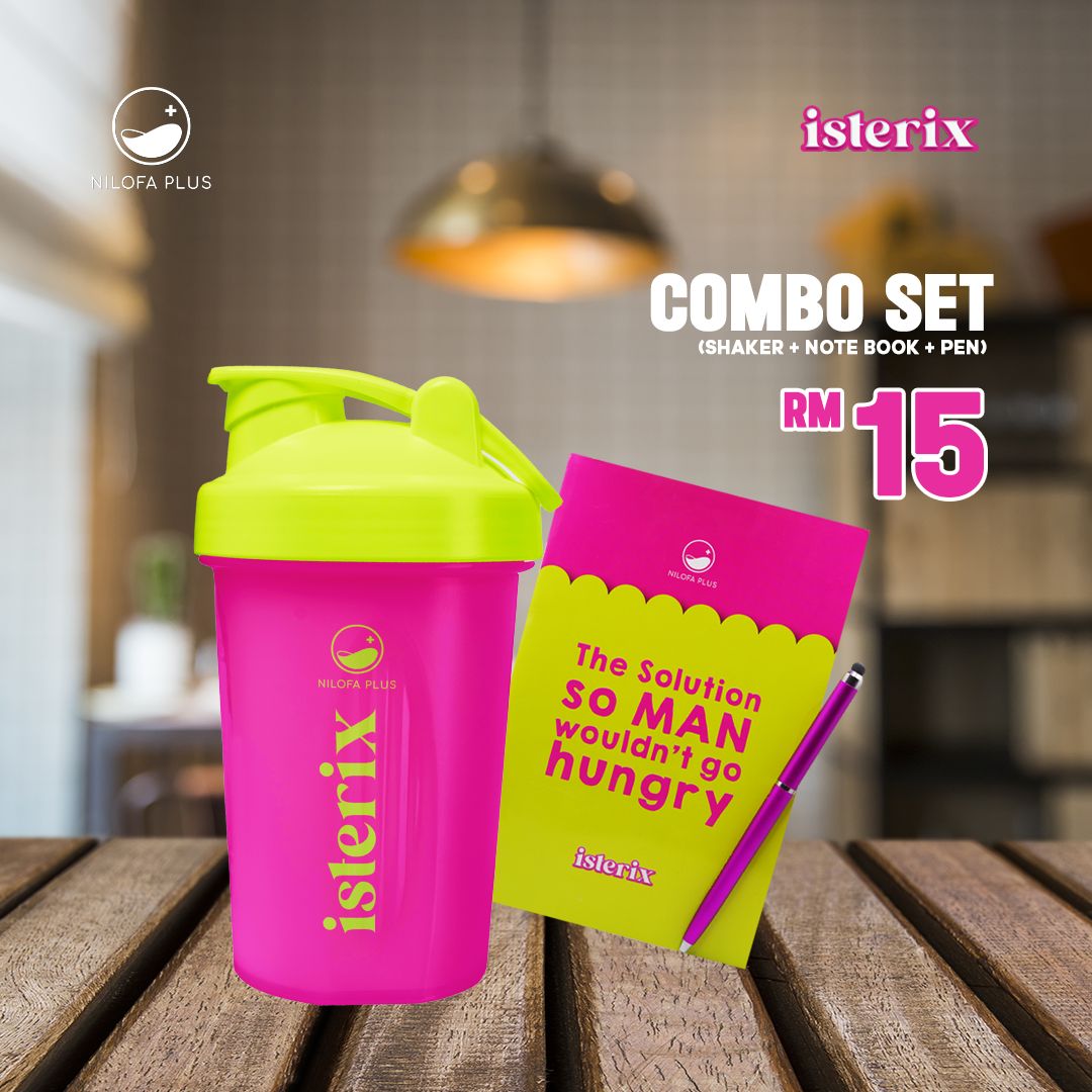 ISTERIX SHAKER BOTTLE BY NILOFA PLUS | Shopee Malaysia