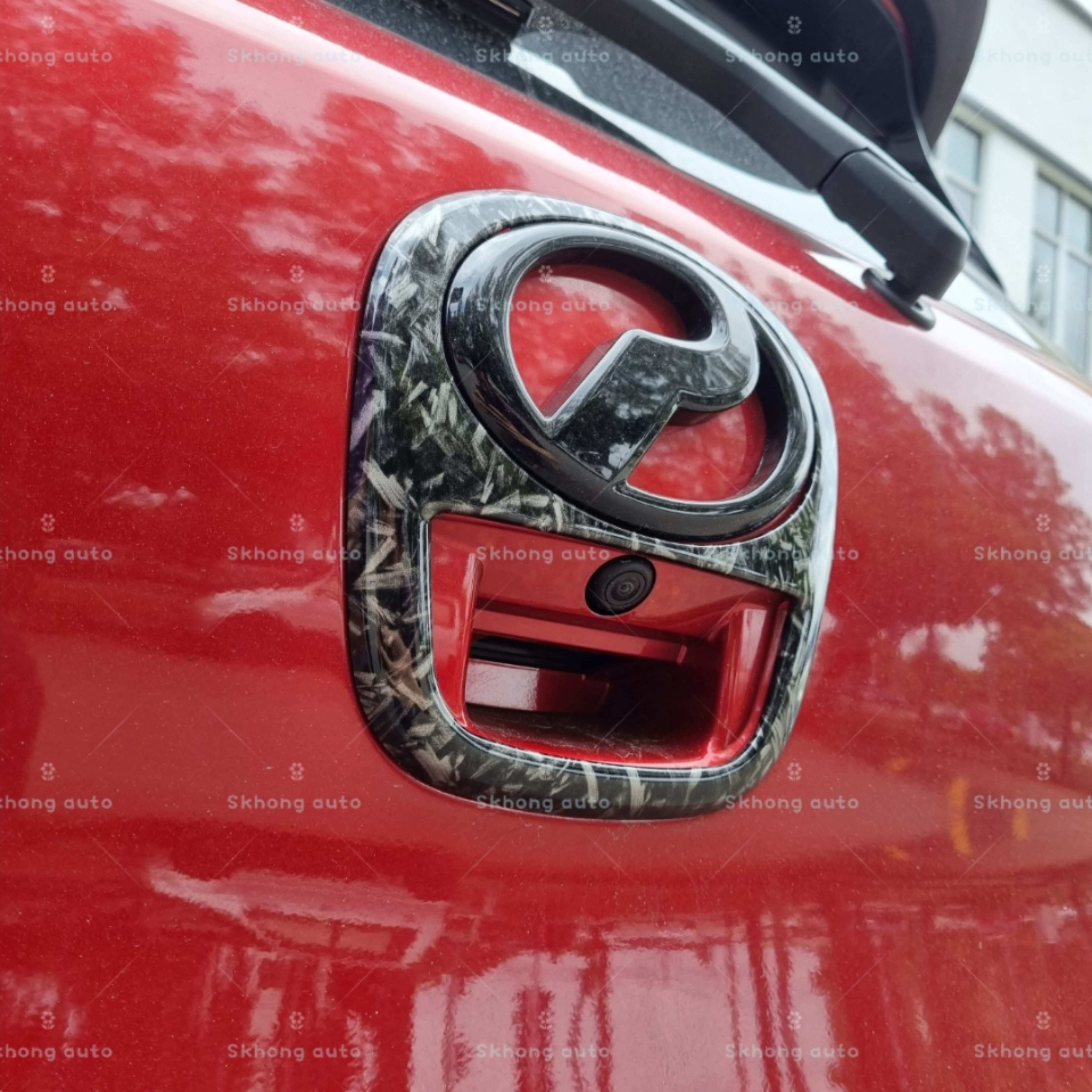 Perodua myvi gen3 mg3 2018-2024 back door handle cover carbon fiber ...
