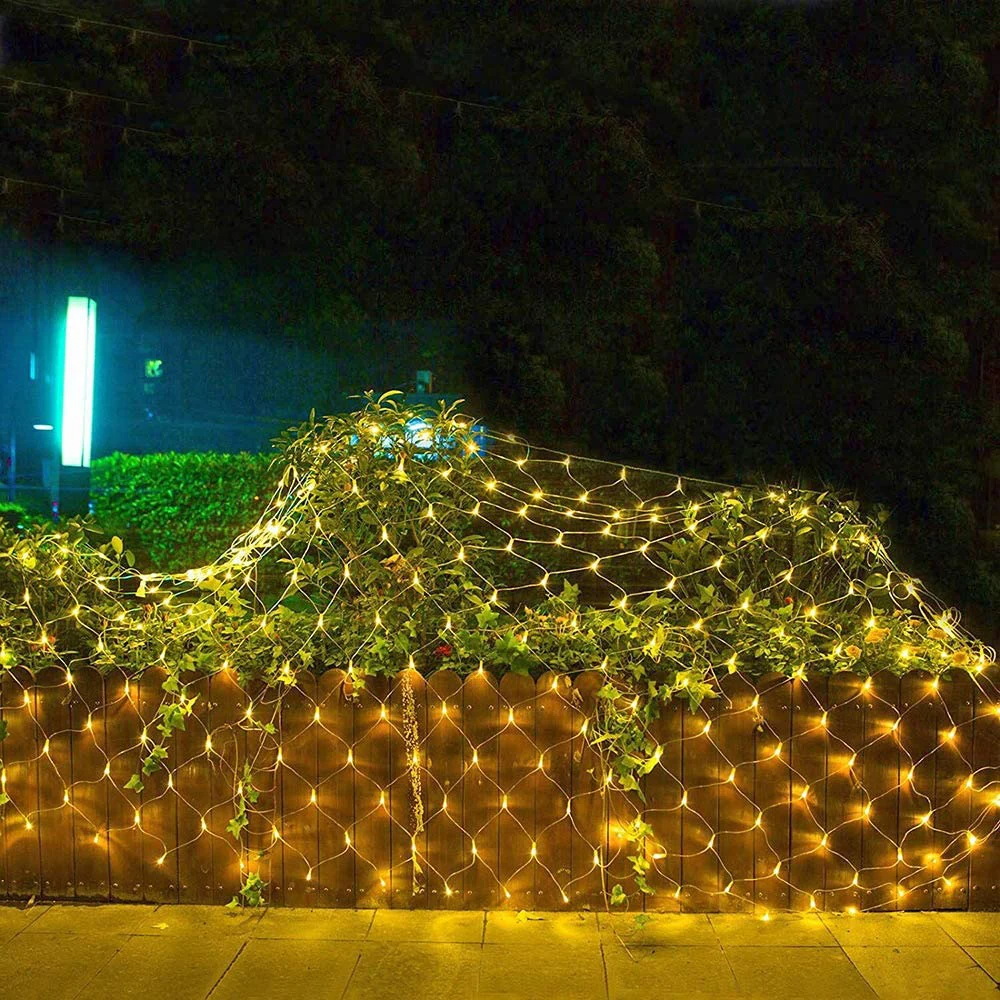 3*2M 192LED Net Fairy Lights for Lawn Garden Walkways Weddings Hari ...