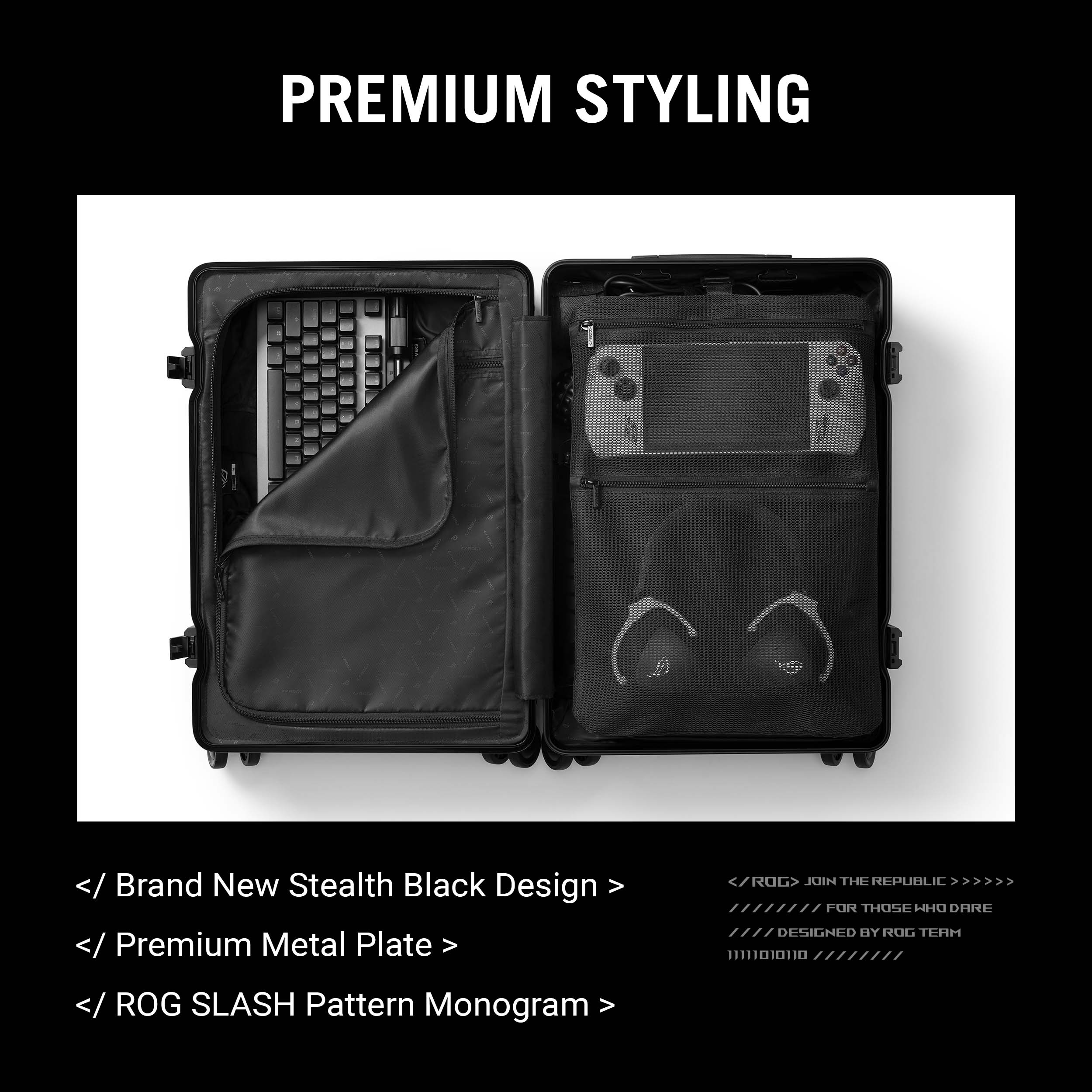 ROG SLASH Hard Case Luggage | Shopee Malaysia