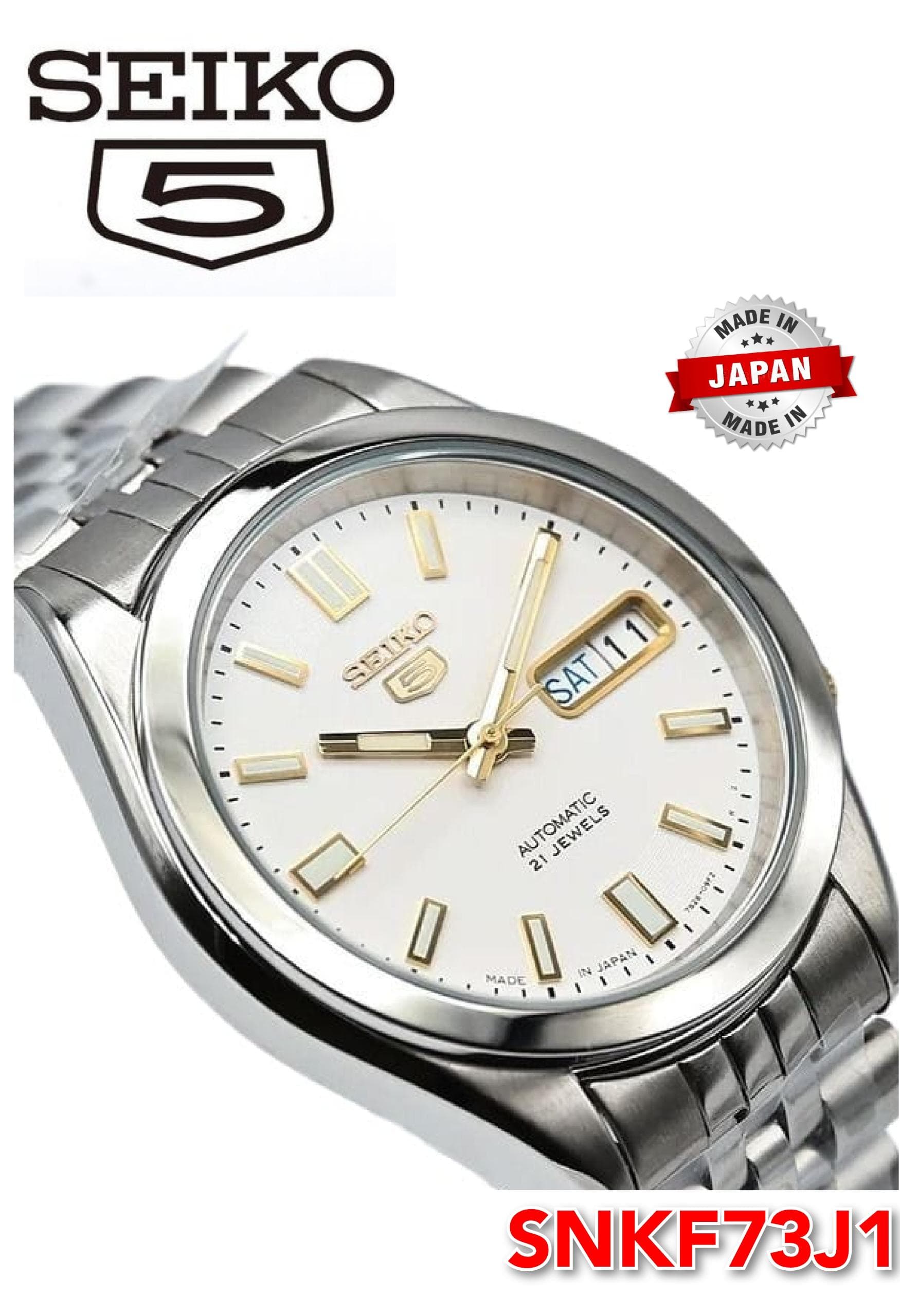 Made in Japan Seiko 5 Dress Watch for Men SNKF73J1 | Shopee Malaysia