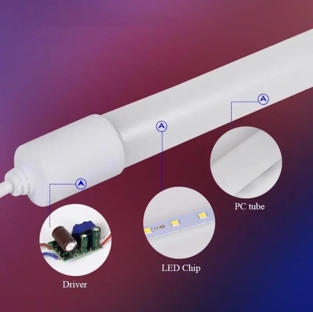 Led T8 light RGB 4ft IP65 Weatherproof Multi Color Tube /Lampu Kedai ...