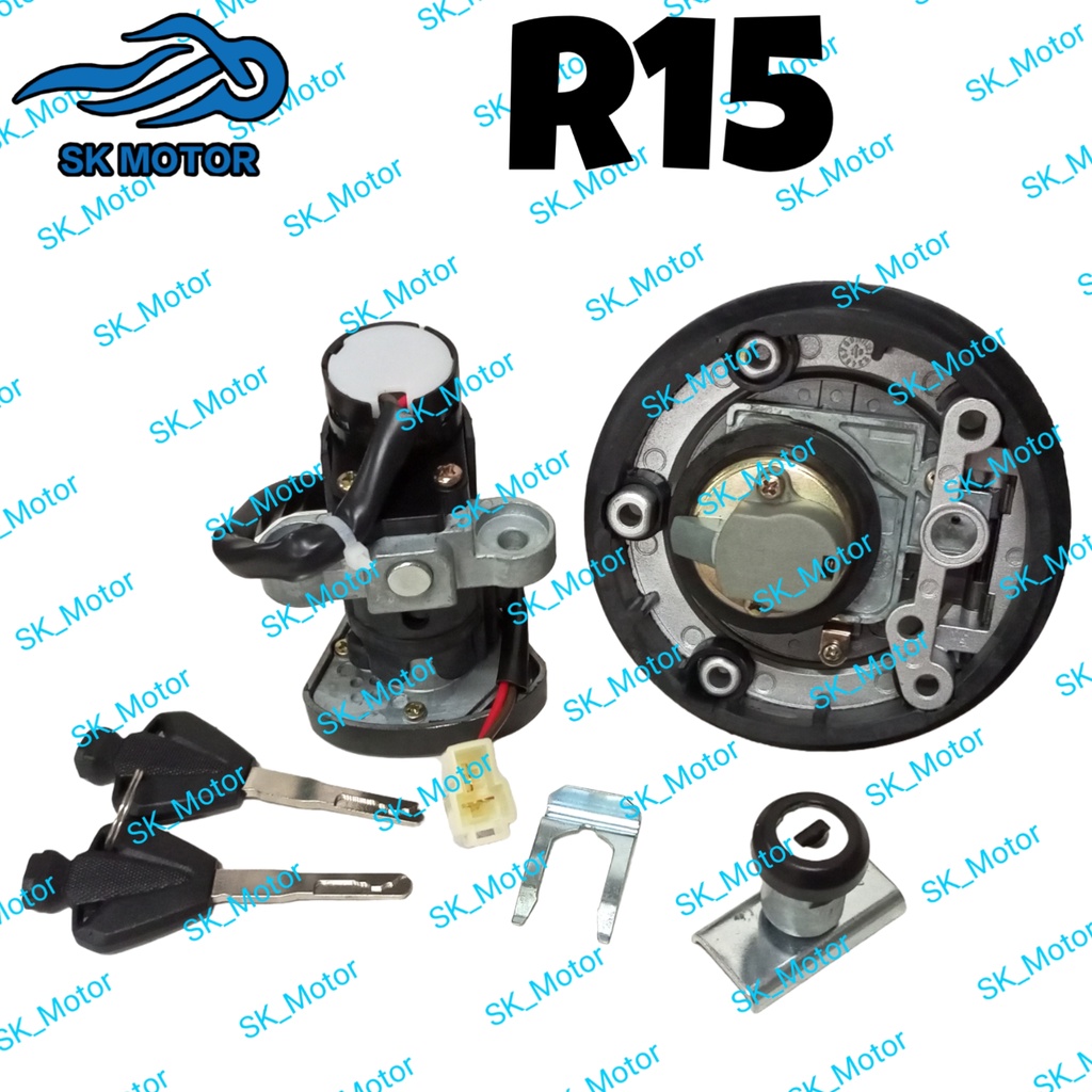 Yamaha YZF-R15 / R15 Original Ignition Main Switch / Full Set Switch ...