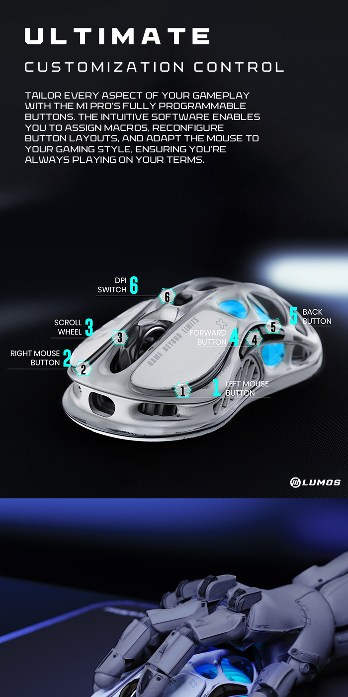 GravaStar Mercury M1 Pro Battle Worn Wireless Gaming Mouse MICE 4K ...