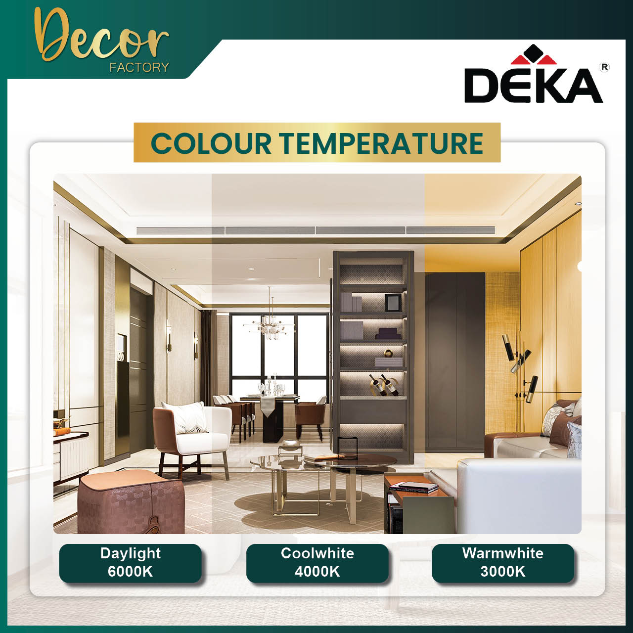 DEKA Fan DEKA CONCEPT MICRO 20" 3 Blades 14 Speed DCMotor Remote ...