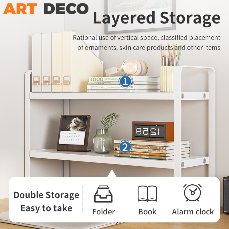 Desktop Rack Table Top Rack Desk Organizer Multipurpose Storage Rack ...