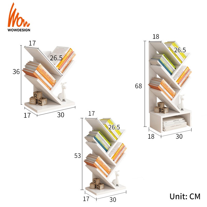 Bookshelf Desktop Book Rack Rak Buku Pokok Desk Organizer Book ...
