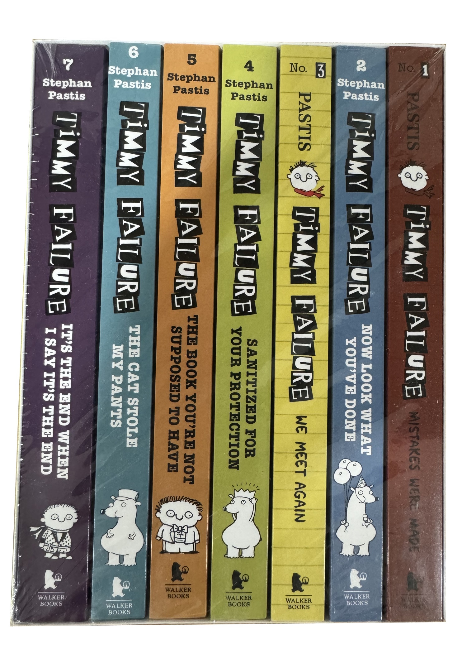 【Timmy Failure】【 7 books 】 Timmy Failure collection TINTIN Harry Potter ...