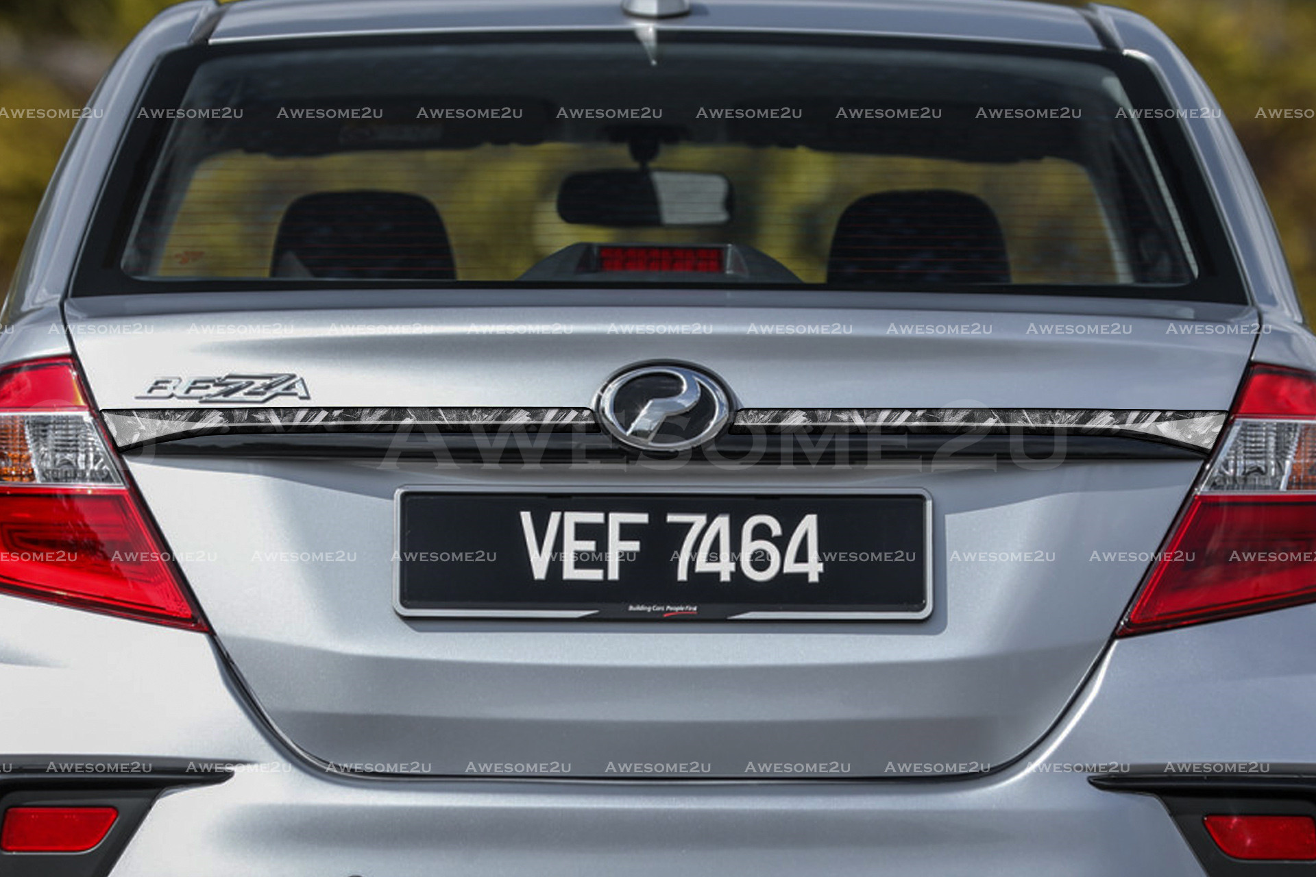 Awesome2u Perodua Bezza Facelift 2019-2024 Car Rear Tail Gate Trim ...