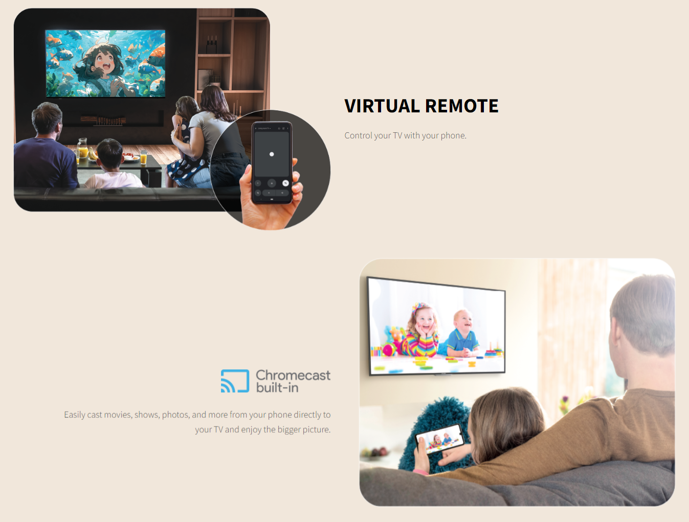 Sharp (55") 4K Smart Ultra UHD TV 4TC55EK2X / Sharp (55") 4K HDR Google ...