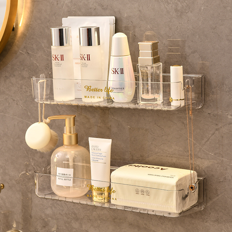 Tradlux Bathroom Clear Green Luxury Shelf Home Wall Mount Rack ...