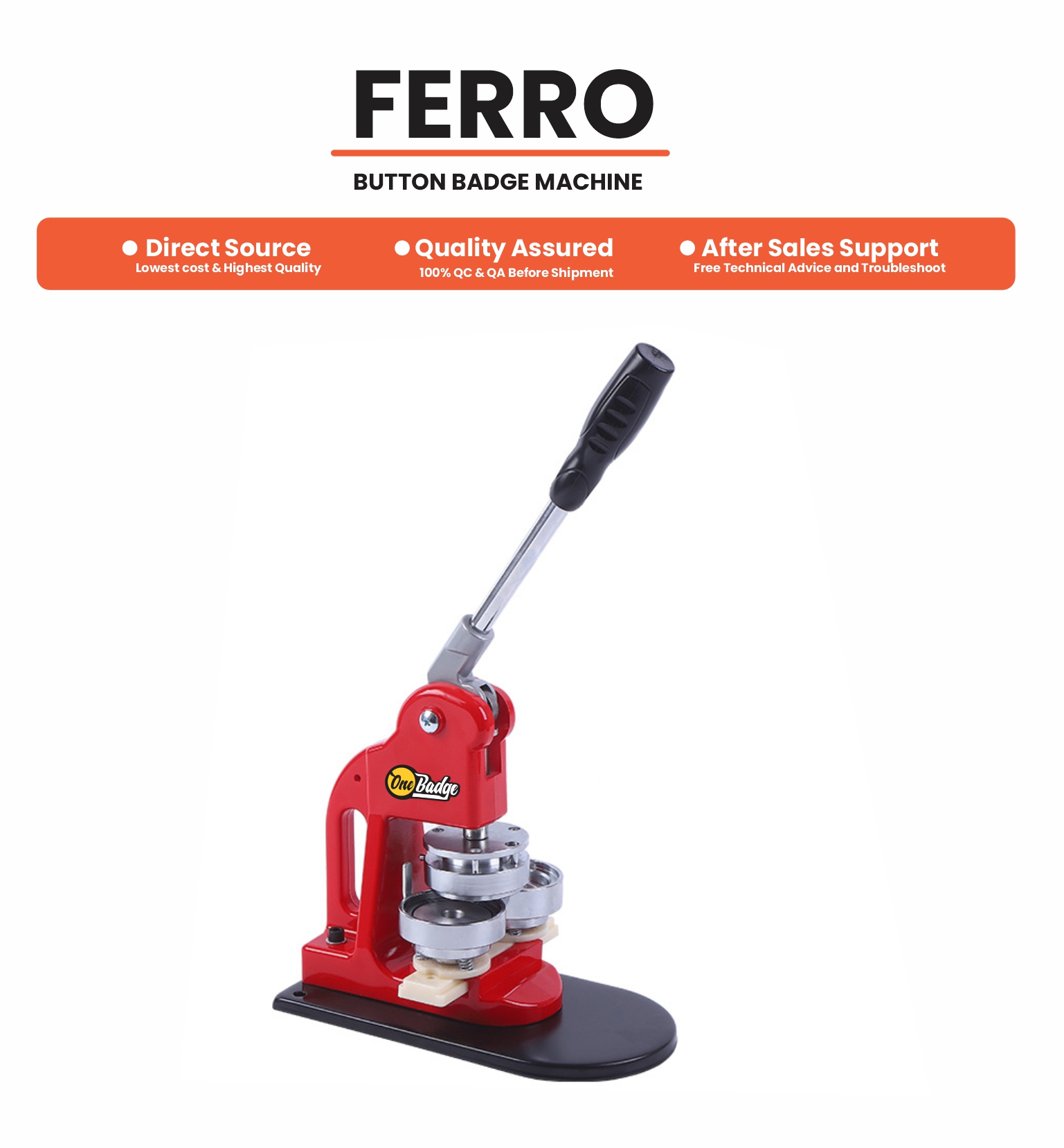 Button Badge Machine | Ferro Badge Machine | Button Badge Maker | 25 ...