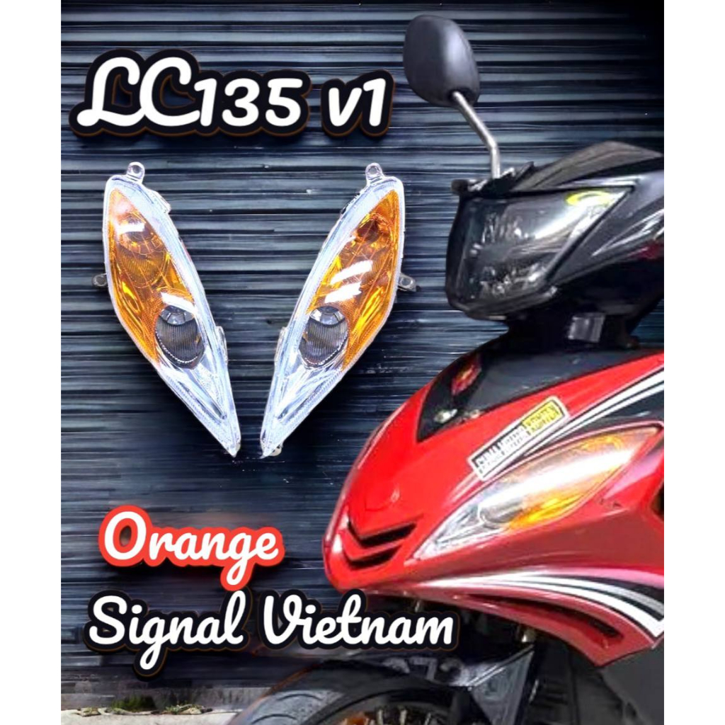 YAMAHA LC135 V1 SIGNAL Lc V1 LIGHT LAMPU DEPAN SPECIAL EDITION SINA lampu dada vietnam | Shopee ...