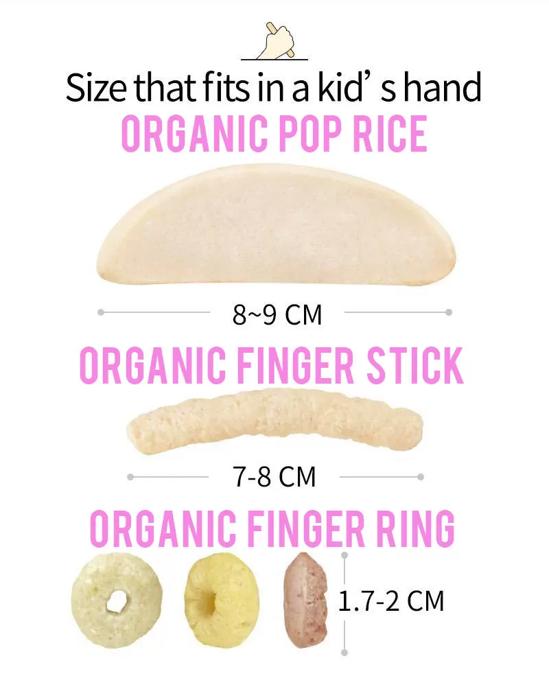 Pure Eat Organic Korea Baby Rice Snack - HALAL Baby Food Rusk / Puff ...