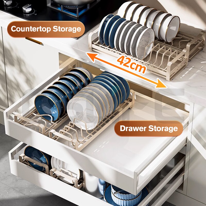 GSlife Dish Rack Kitchen Plate Holders Storager Dish Dying Rack Bowl ...