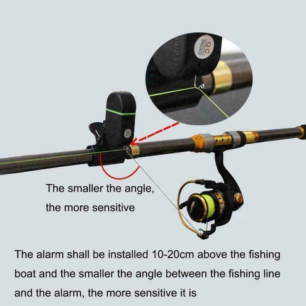 LGT Fishing Alarm Electronic Fish Bite Alarm Finder Sound Alert LED ...