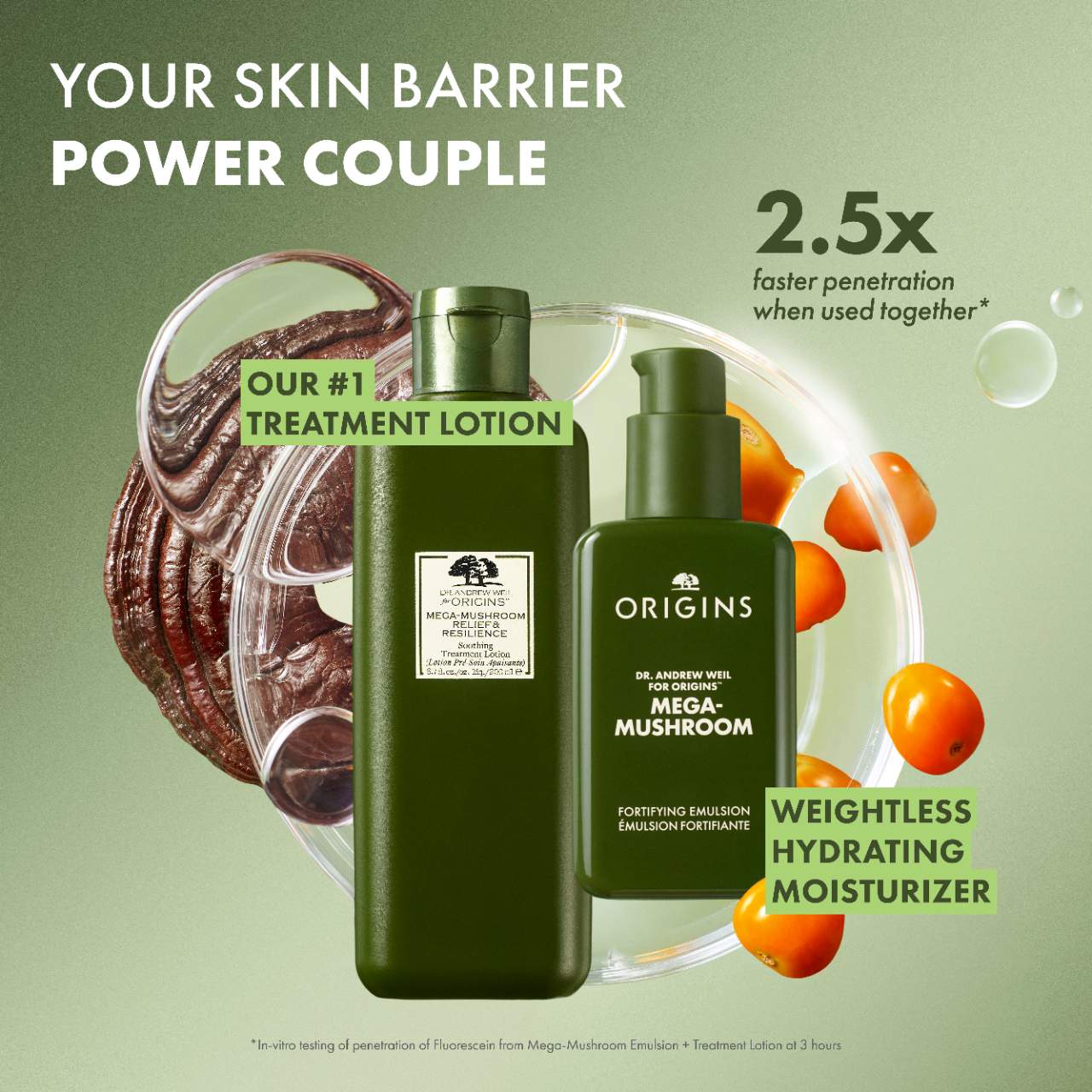 NEW PACKING!! Origins Mega-Mushroom Relief & Resilience Soothing Treatment Lotion 200ml ...