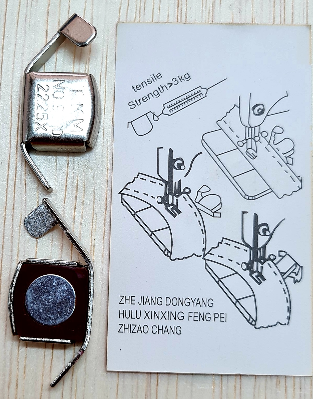 Magnet seam guide kecil /Pelaras Basi Bermagnet / Panduan menjahit ...