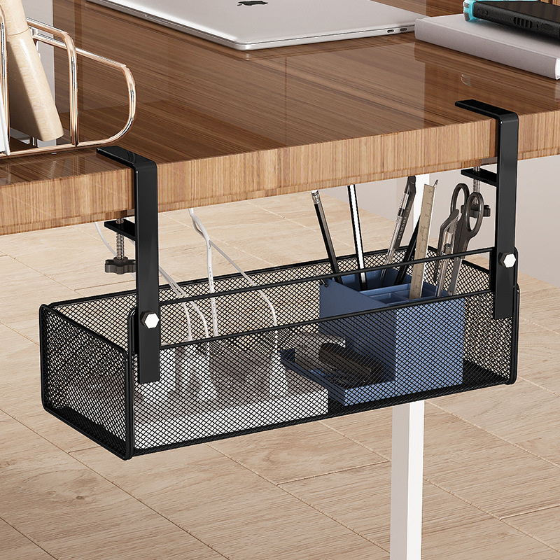 Under Desk Organizer Desk Storage Desktop Office Storage Organizer ...