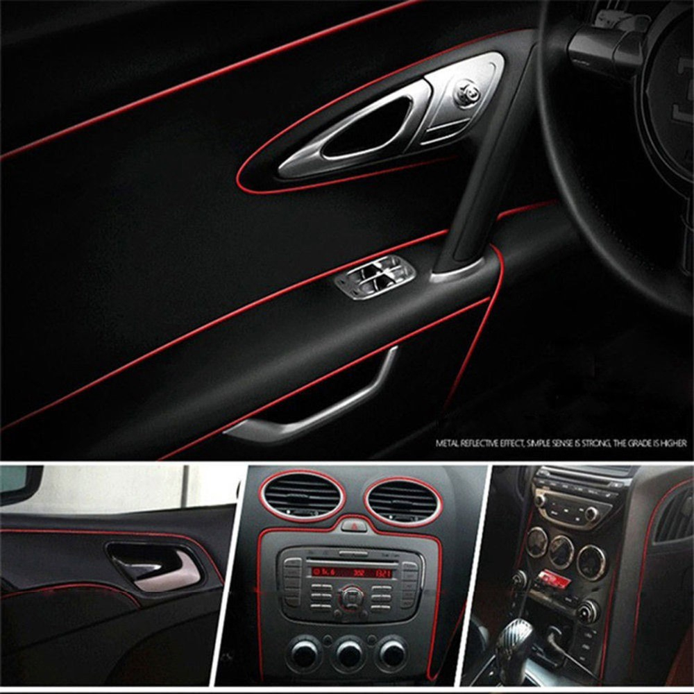 Chrome Decoration Lining Strip Car Interior Dashboard Aircond Door ...