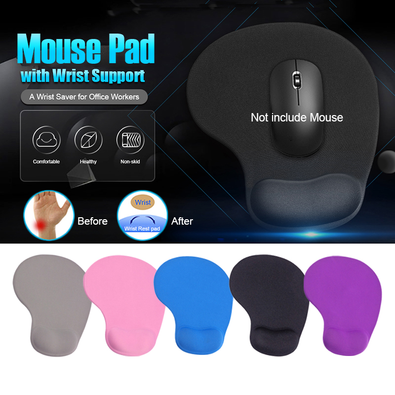 🔥Silicone Wrist Mouse Pad With Rest Thickened Mousepad Comfortable ...